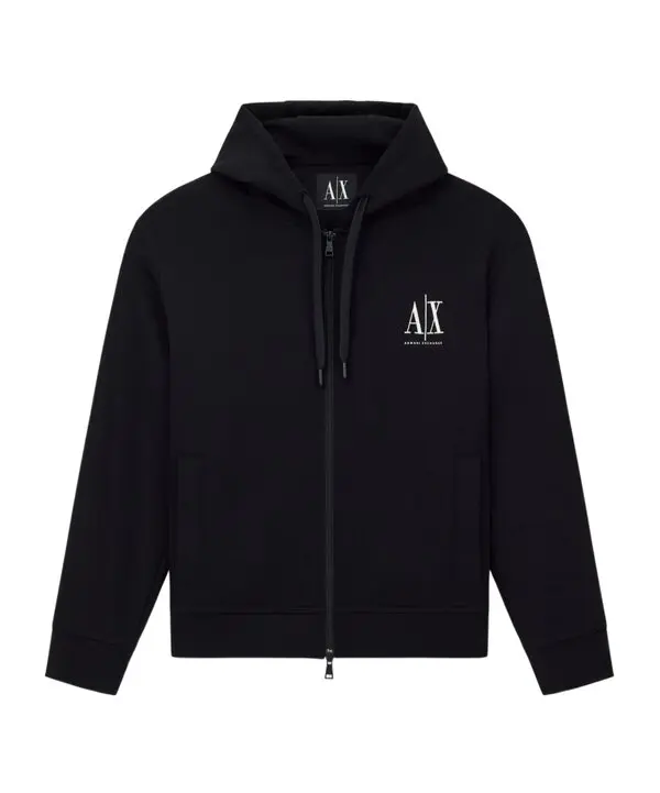 Armani Exchange Logo Zip-up Hoodie