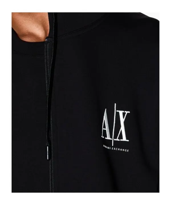 Armani Exchange Logo Zip-up Hoodie