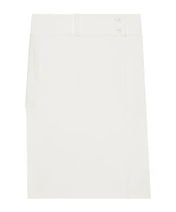 COURREGES Courrèges Belted Slit Skirt - White