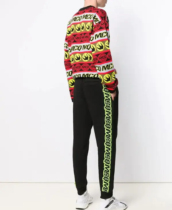Alexander McQueen Logo Ribbon Sweatpants