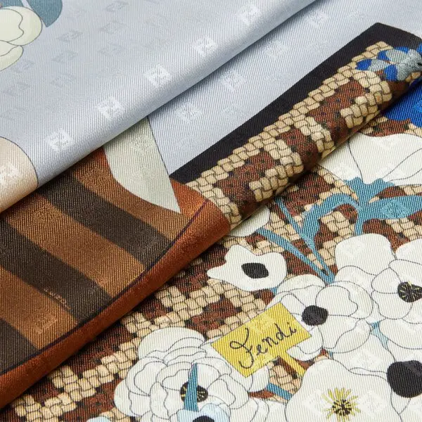 Fendi Gardening Printed Scarf - Multi-color