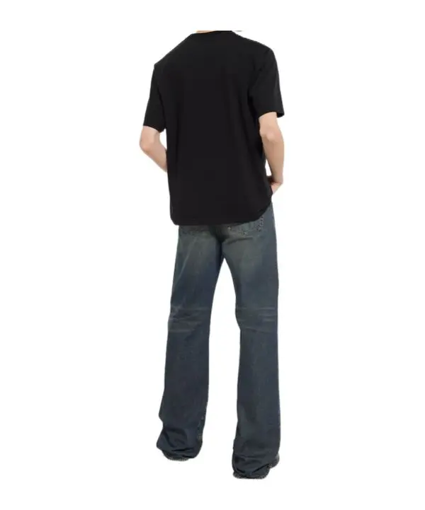 Gucci Logo Printed Jersey T-shirt - Black
