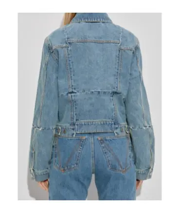Vetements Panelled Denim Jacket - Blue