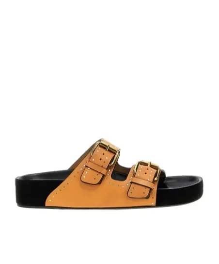 Isabel Marant Étoile Open Toe Studded Flat Sandals