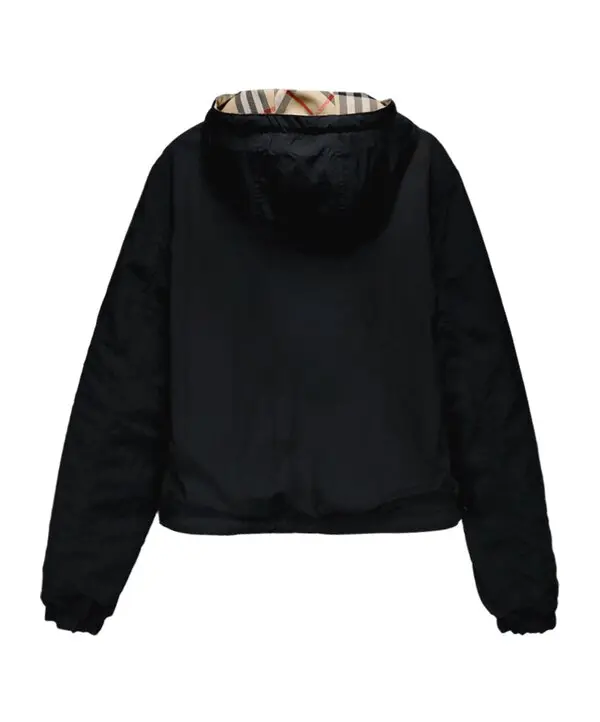 Burberry Vintage Checked Reversible Hooded Jacket - Sand-colored
