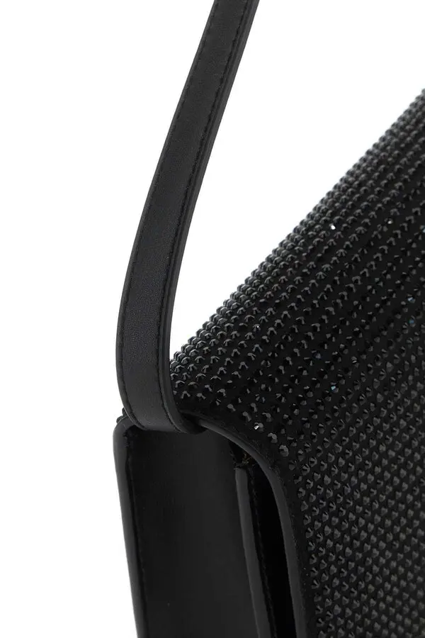 Stella McCartney Rhinestone-embellished S-wave Mini Wallet