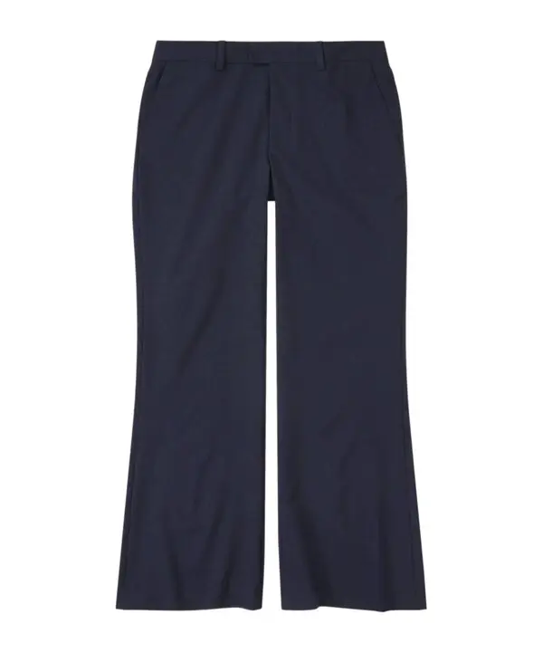 Closed Wharton Cropped Flared Trousers - Black