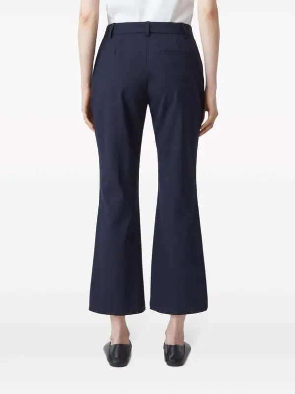Closed Wharton Cropped Flared Trousers - Black
