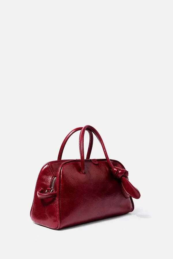 Jacquemus Small Bowling Bag - Red