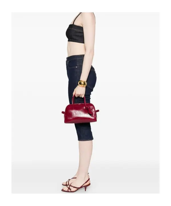 Jacquemus Small Bowling Bag - Red