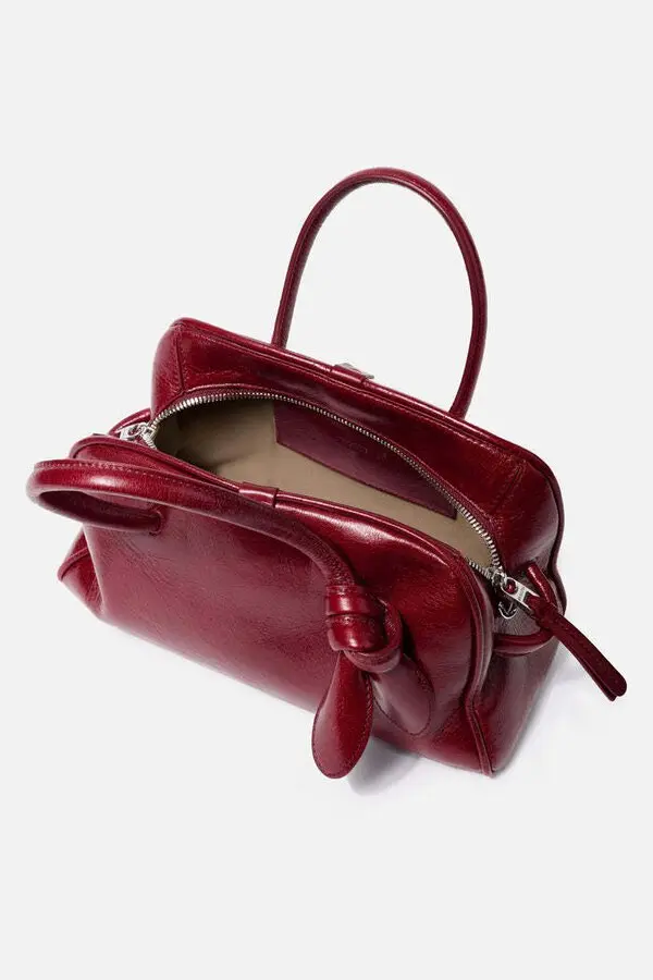 Jacquemus Small Bowling Bag - Red