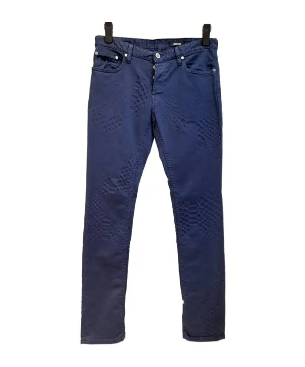 Just Cavalli Embossed Jeans - Blue