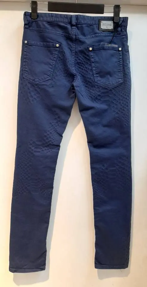 Just Cavalli Embossed Jeans - Blue