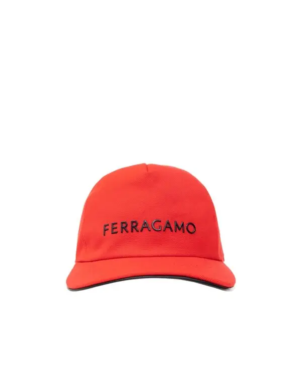 FERRAGAMO Baseball Cap - Orange