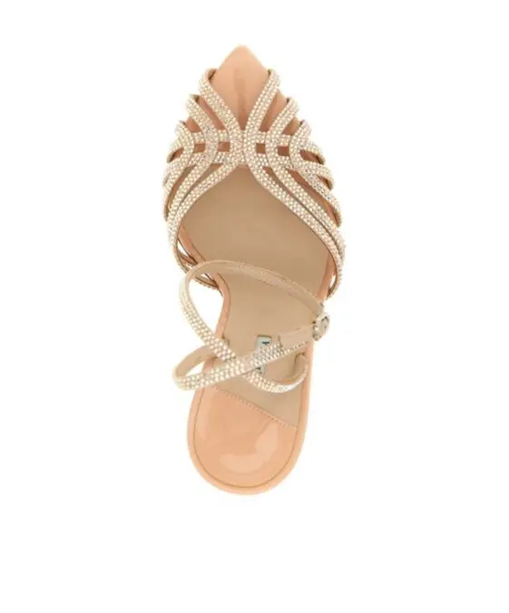 LE SILLA Embrace Divina Embellished Stiletto Sandals - Pink