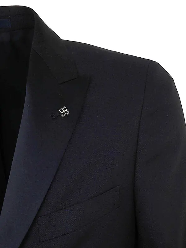 Tagliatore Single-breasted Two-piece Dinner Suit - Black