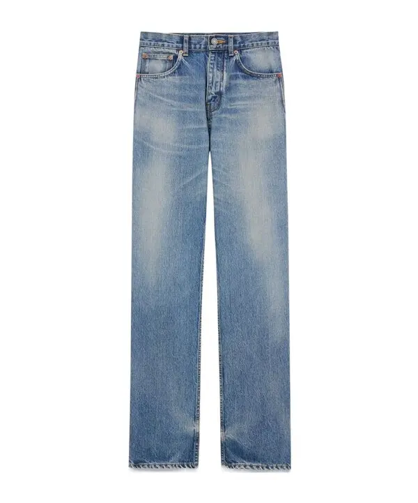 Saint Laurent Benjamin Straight-leg Denim Jeans