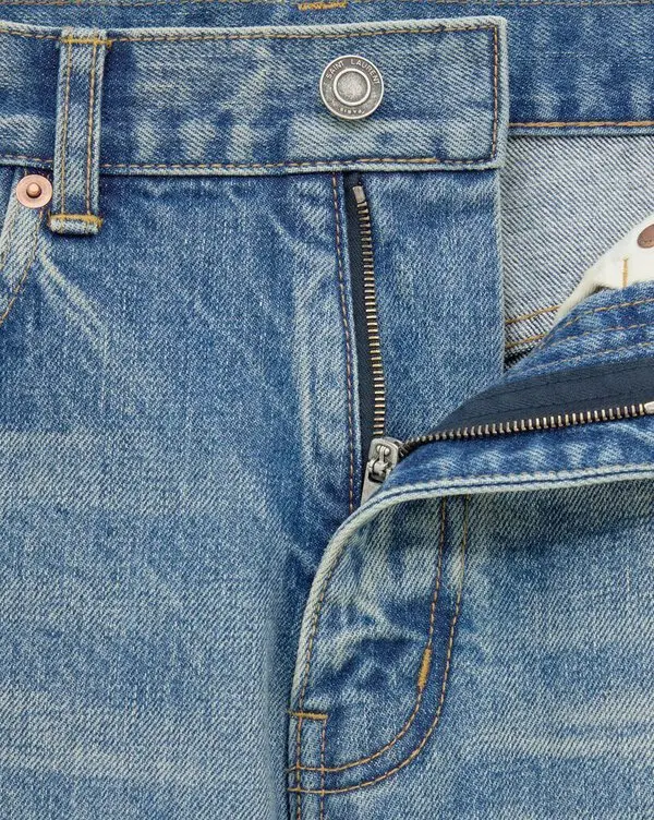 Saint Laurent Benjamin Straight-leg Denim Jeans