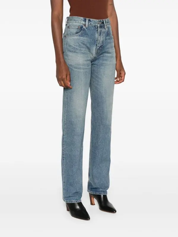Saint Laurent Benjamin Straight Leg Jeans