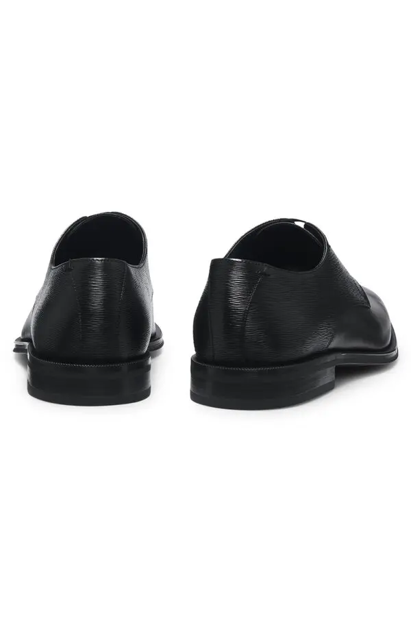 Hugo Boss Textured Leather Derby Shoes