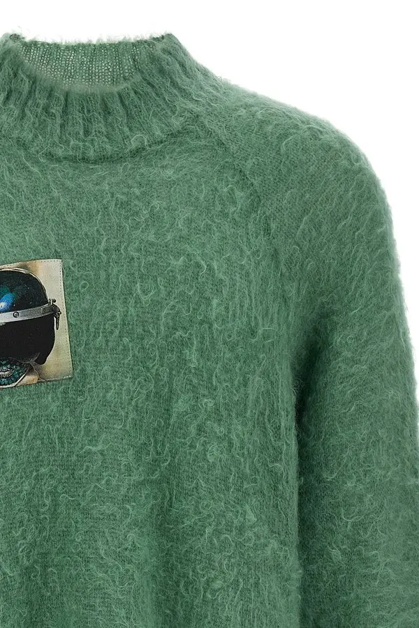 Undercover Patch Detailed Oversized Jumper