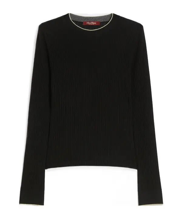 Max Mara Ribbed Pullover Sweater
