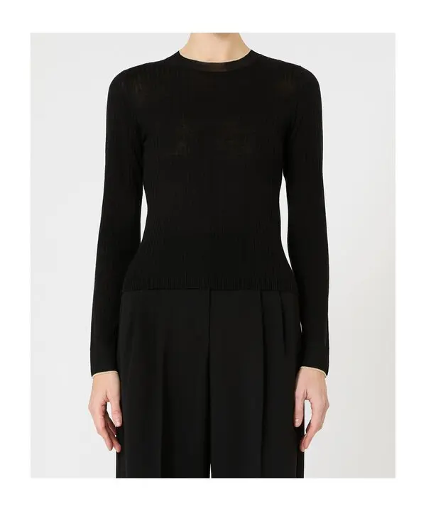 Max Mara Ribbed Pullover Sweater