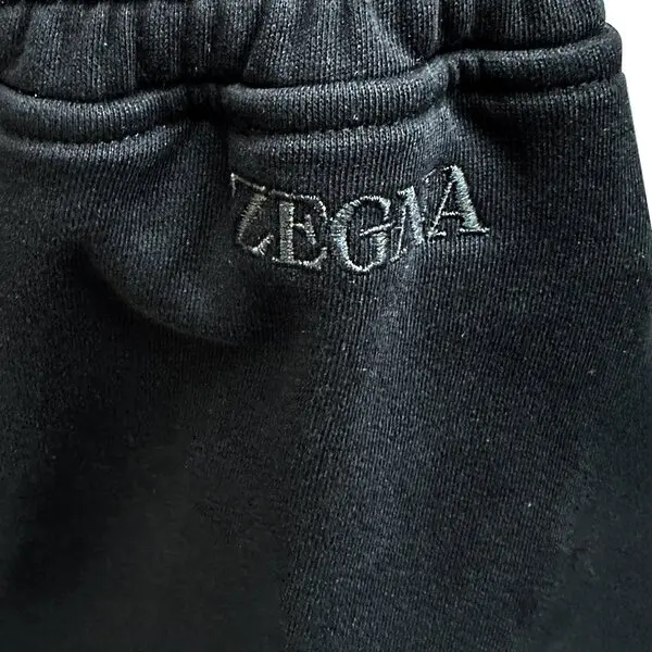 Zegna Logo Embroidered Shorts