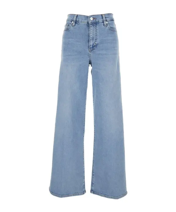 FRAME Le Slim Palazzo Jeans - Blue