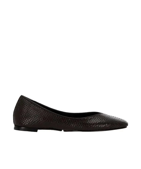Jacquemus Panelled Slip-on Flats - Black