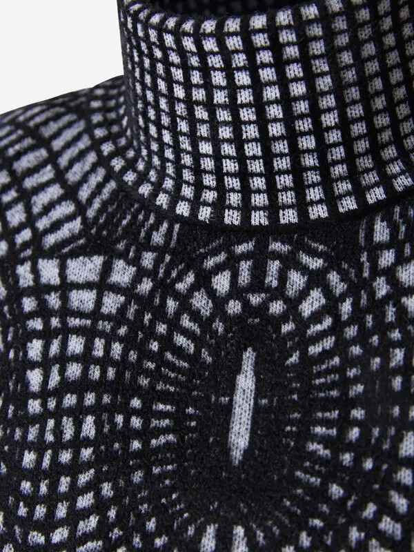Balmain Long Sleeve Embroidered Velvet Dress