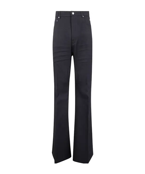 Rick Owens Pleat Detailed Woven Trousers