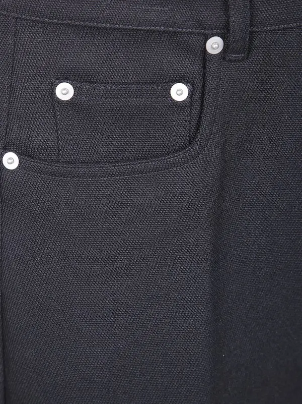Rick Owens Pleat Detailed Woven Trousers