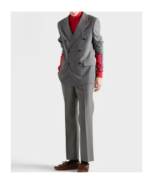 Prada Technical Fabric Blouson Jacket - Red