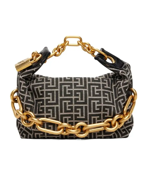 Balmain Sync Mini Chain Handbag - Black
