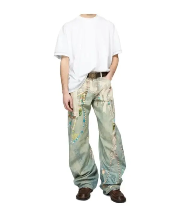 Acne Studios Relaxed Fit Distressed Jeans