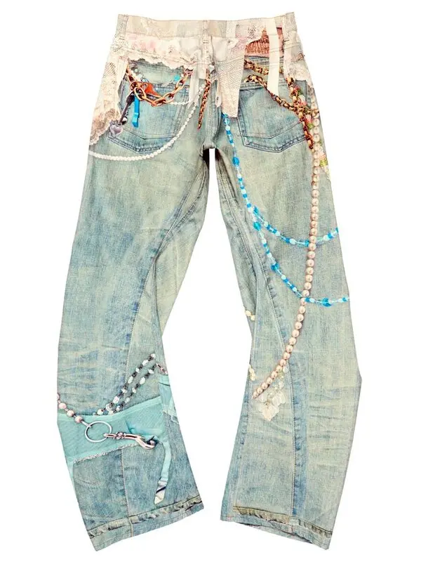 Acne Studios Relaxed Fit Distressed Jeans