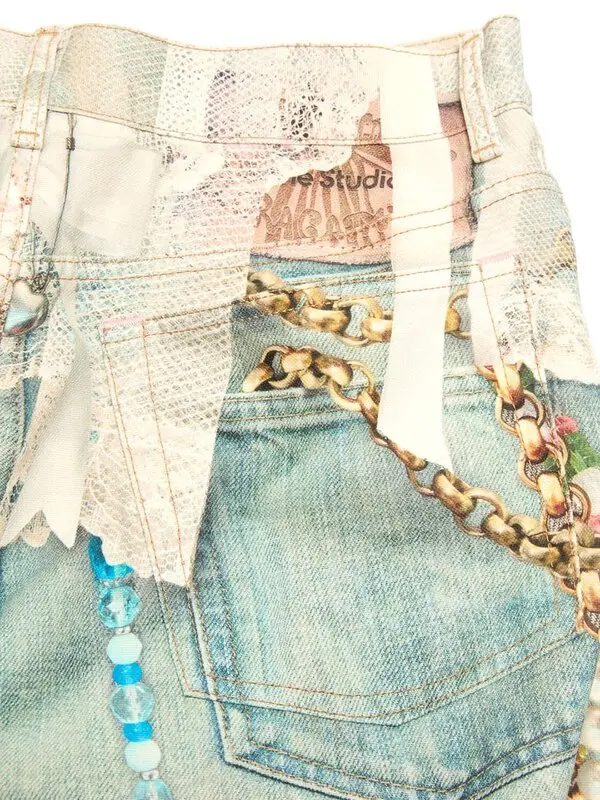 Acne Studios Relaxed Fit Distressed Jeans
