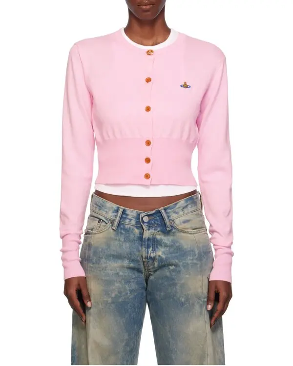 VIVIENNE WESTWOOD Orb Embroidered Cardigan