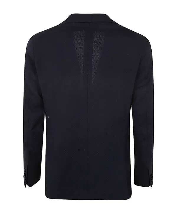 Tagliatore Notched-lapels Single-breasted Blazer - Black