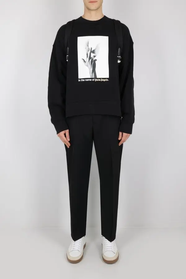Palm Angels Photograph-printed Crewneck Sweatshirt