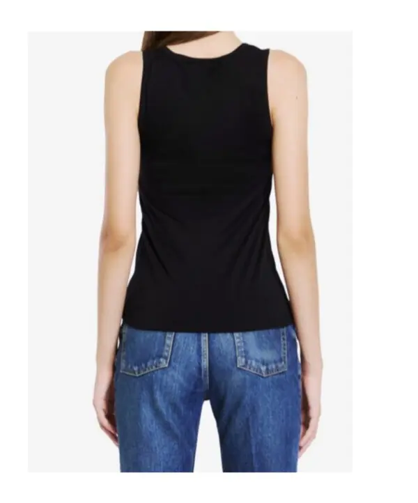 Saint Laurent Cassandre Sleeveless Top - Black