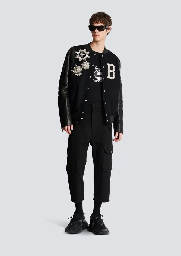 Balmain Logo Printed Crewneck T-shirt
