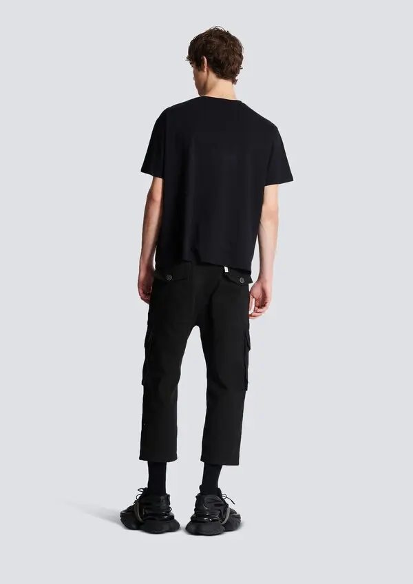 Balmain Logo Printed Crewneck T-shirt