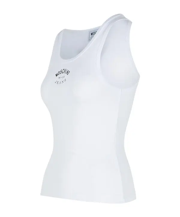 Moschino Logo Printed Tank Top