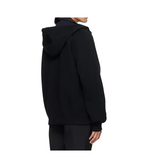 Sacai Sponge Sweat X Grosgrain Hoodie