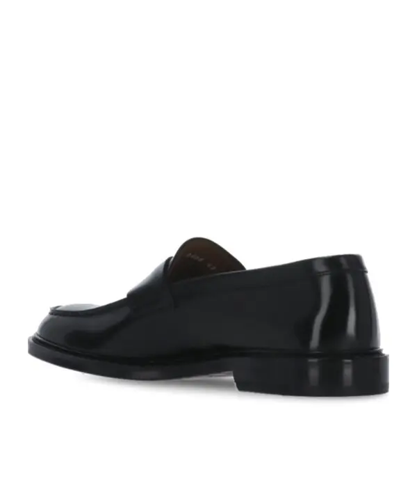 DOUCAL'S Classic Penny Loafers - Black