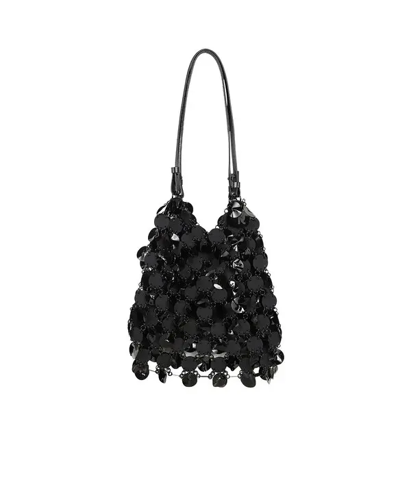Rabanne Disc Embellished Top Handle Bag