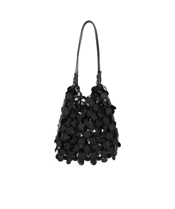 Rabanne Disc Embellished Top Handle Bag