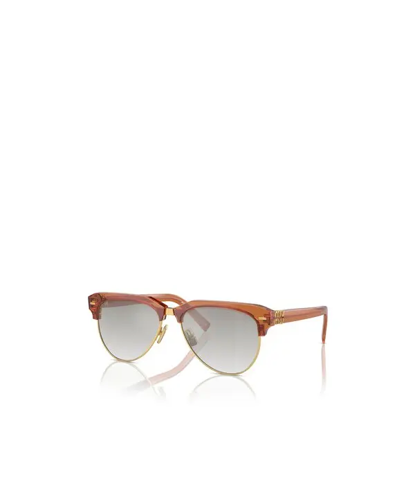 Miu Miu Browline Sunglasses - Gray